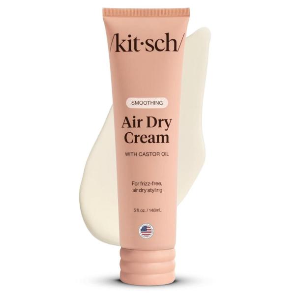 Kitsch Smoothing Air Dry Cream for Hair – Frizz Control Hair Care ...