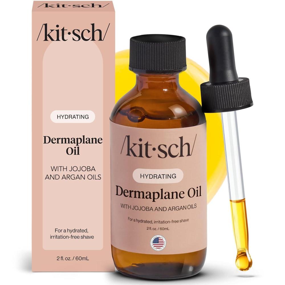 Kitsch Dermaplane Face Oil with Jojoba & Argan Oil – Hydrating Facial ...